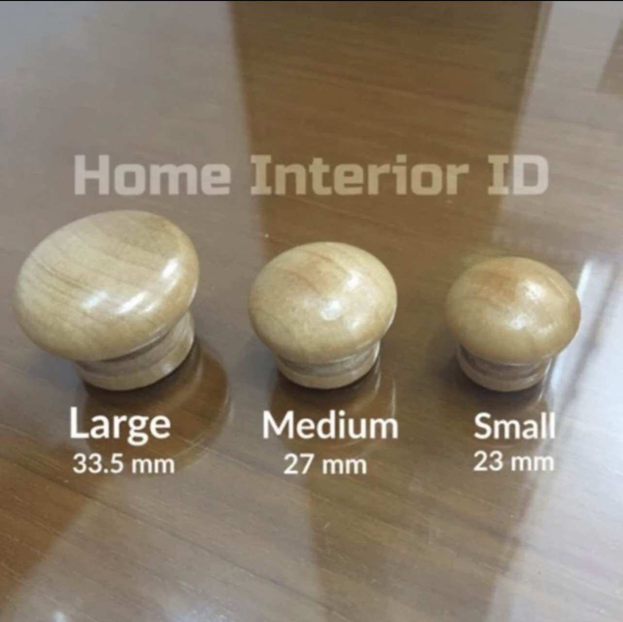 Tarikan Knob Laci Bahan Kayu - Tarikan Kayu Bagus ukuran Small | Lazada ...