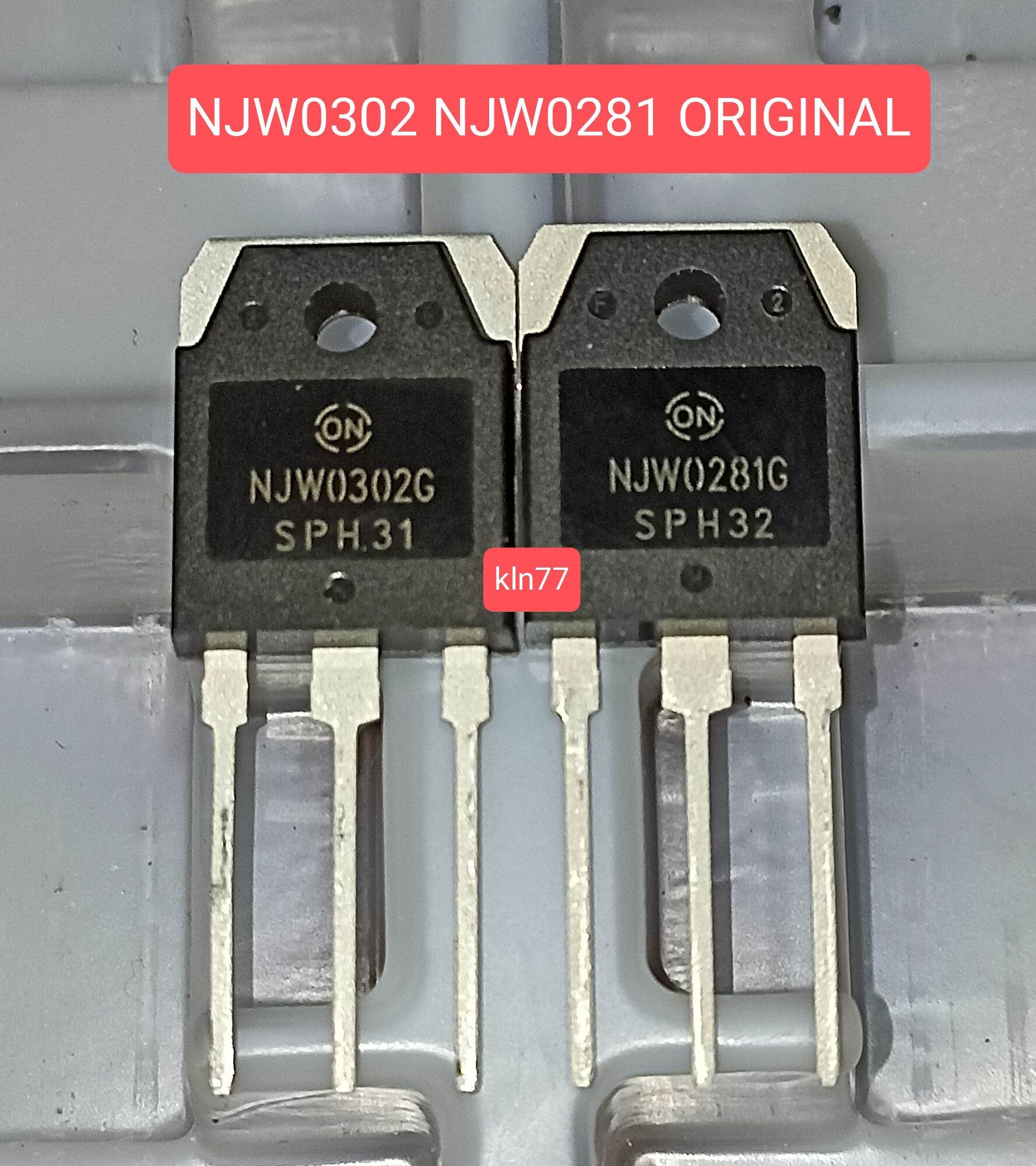 TRANSISTOR NJW0302 NJW0281 NJW0281G NJW0302G ORIGINAL NJW 0302 NJW 0281 ...