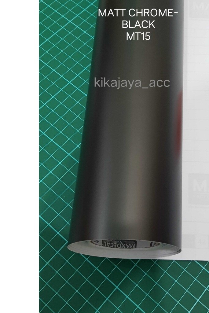 SKOTLET HITAM DOFF METALIK ukuran 1m x 50cm STIKER SKOTLET MOTOR MOBIL ...