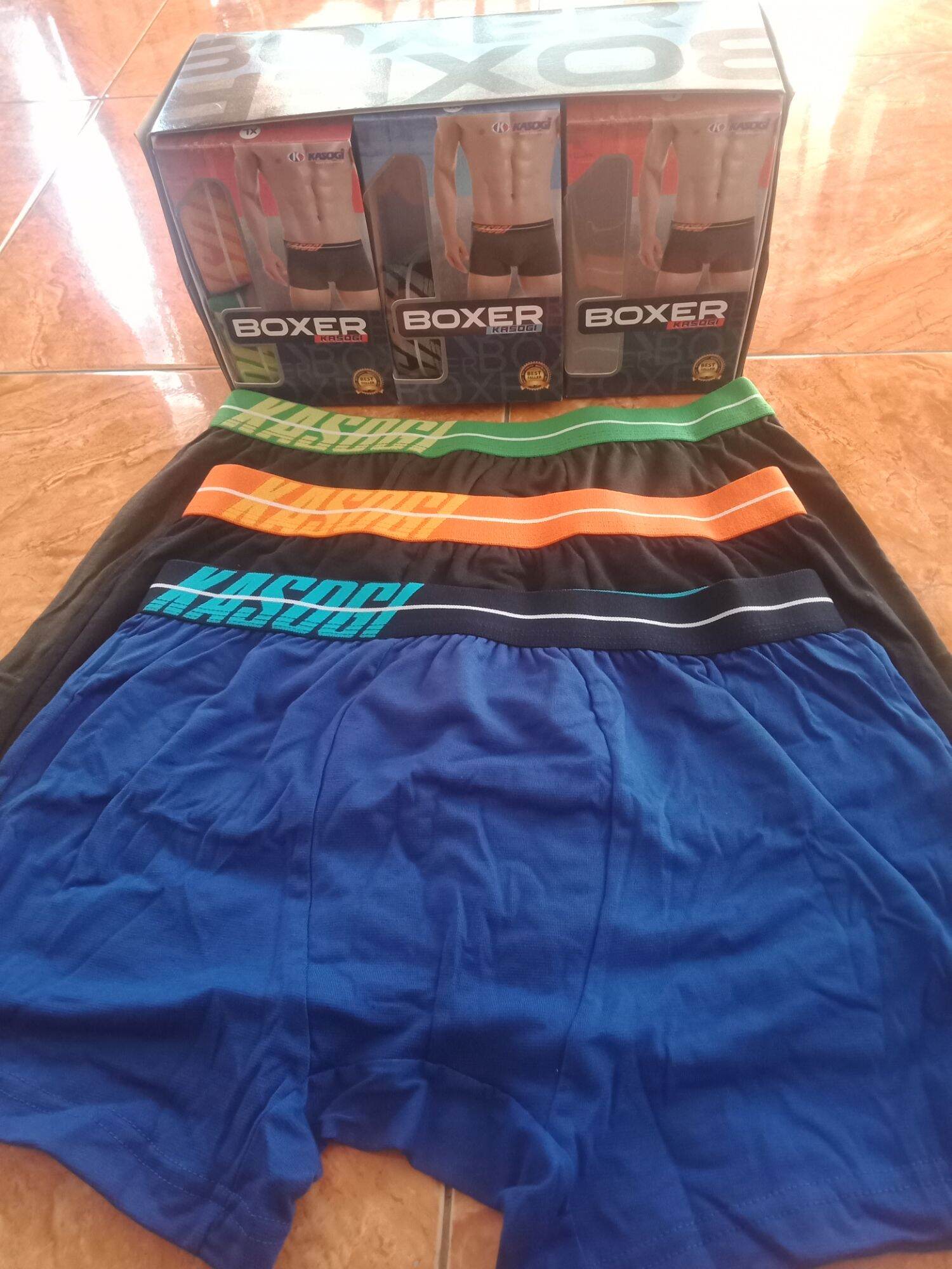 cd pria boxer merk kasogi 1 kotak isi 2 pcs | Lazada Indonesia