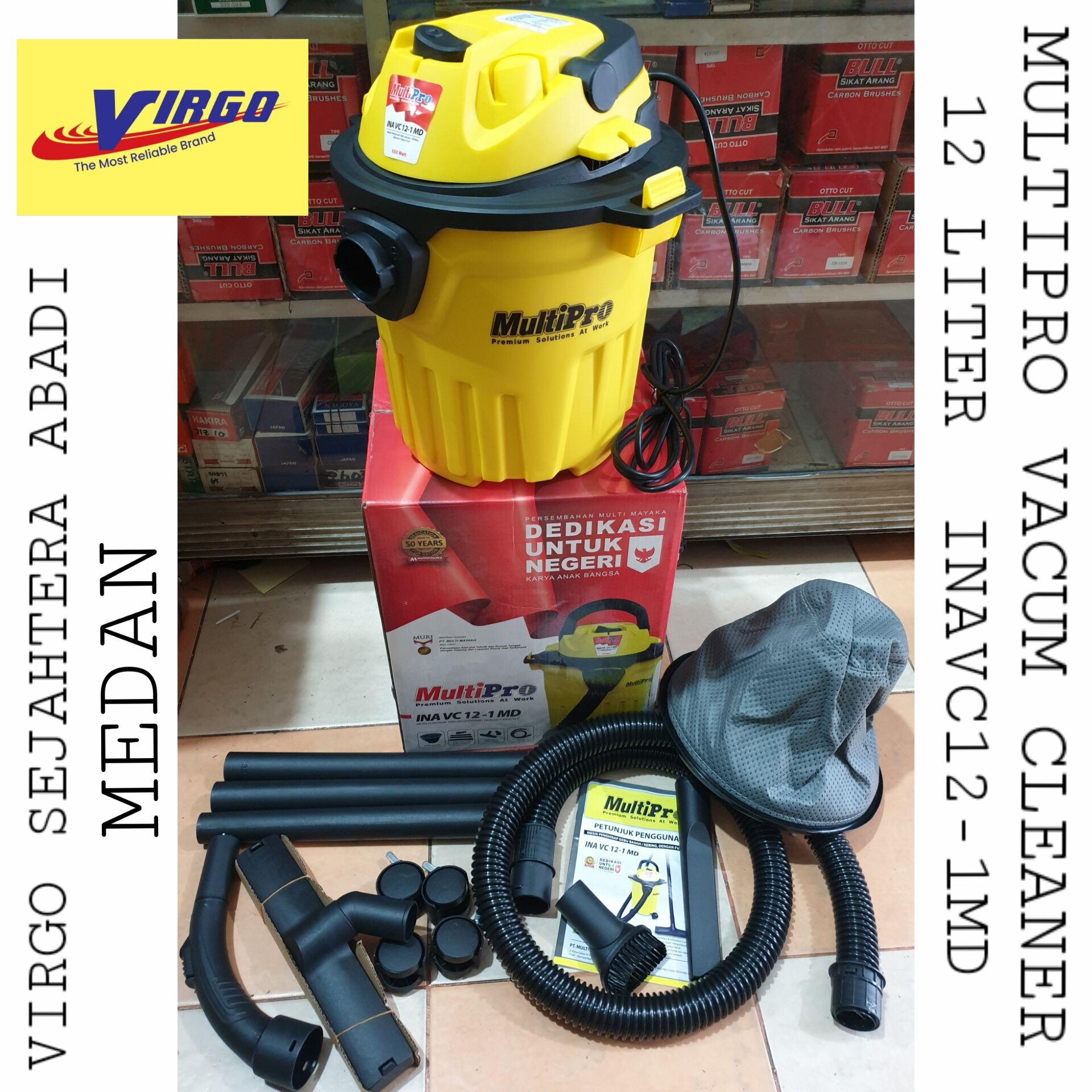 MULTIPRO INAVC12-1MD VAKUM VACUUM CLEANER ALAT MESIN PENYEDOT DEBU 3 ...