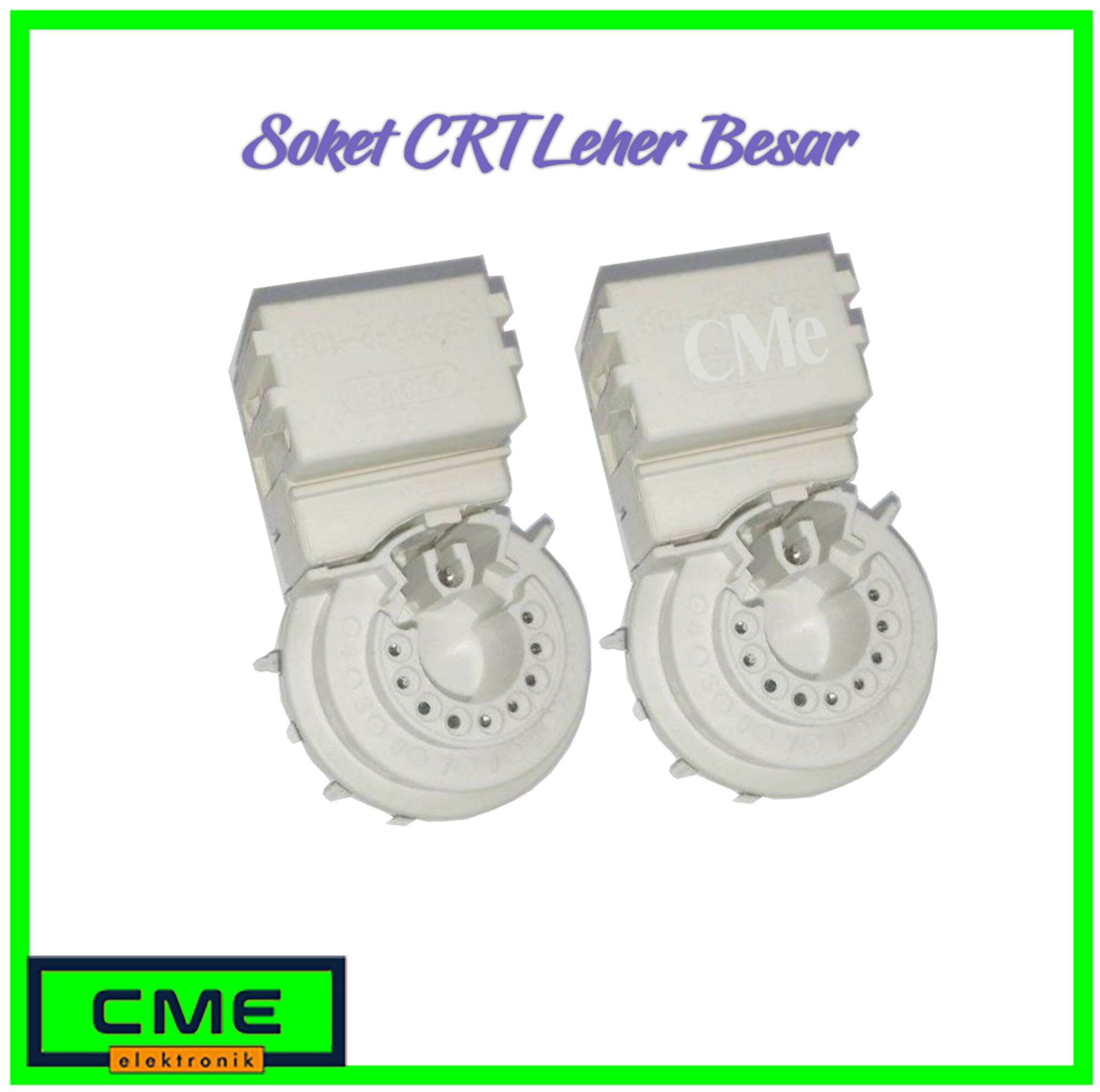 CRT Socket Soket RGB Tv Tabung Leher Kecil / Besar Pin 6 - 7 - 8 - 9 ...
