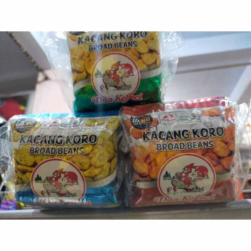 Kacang Koro Dua Kelinci Rasa Original, Rumput Laut, dan Pedas (1 Pack ...