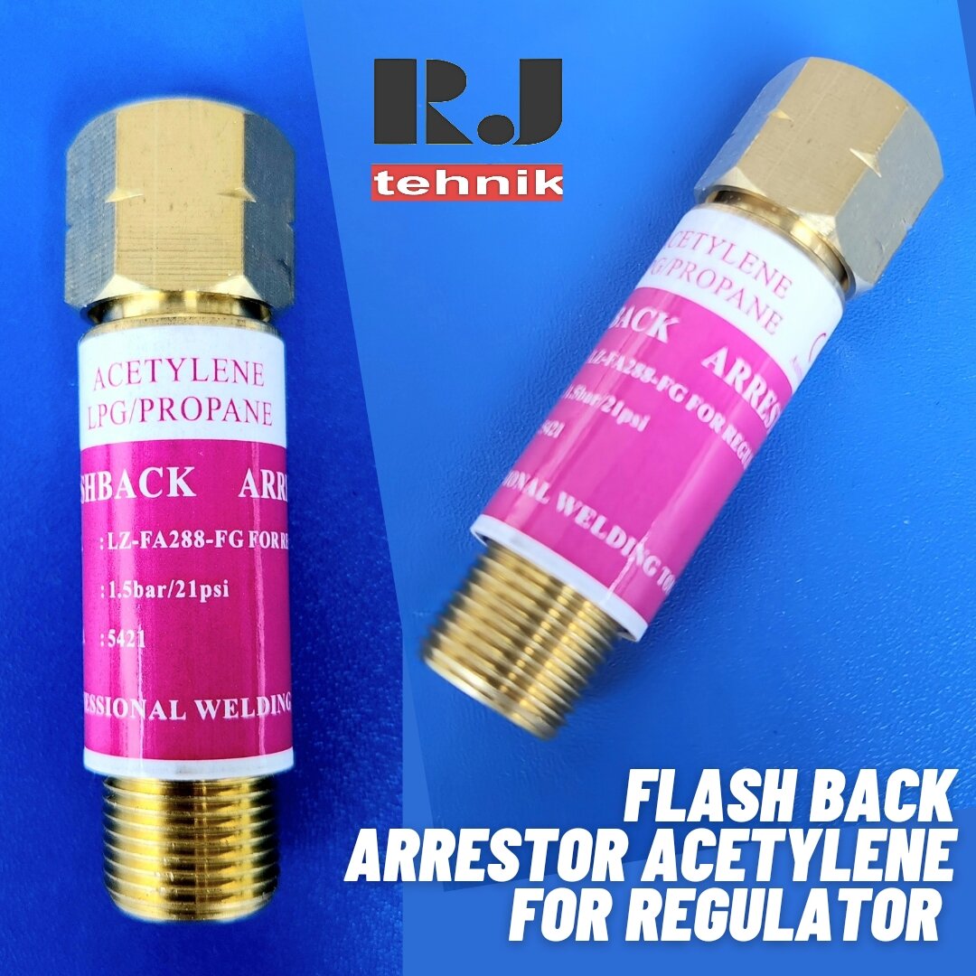 Flashback Arrestor Acetylene Flash Back For Regulator Acetylene Merah 3 ...