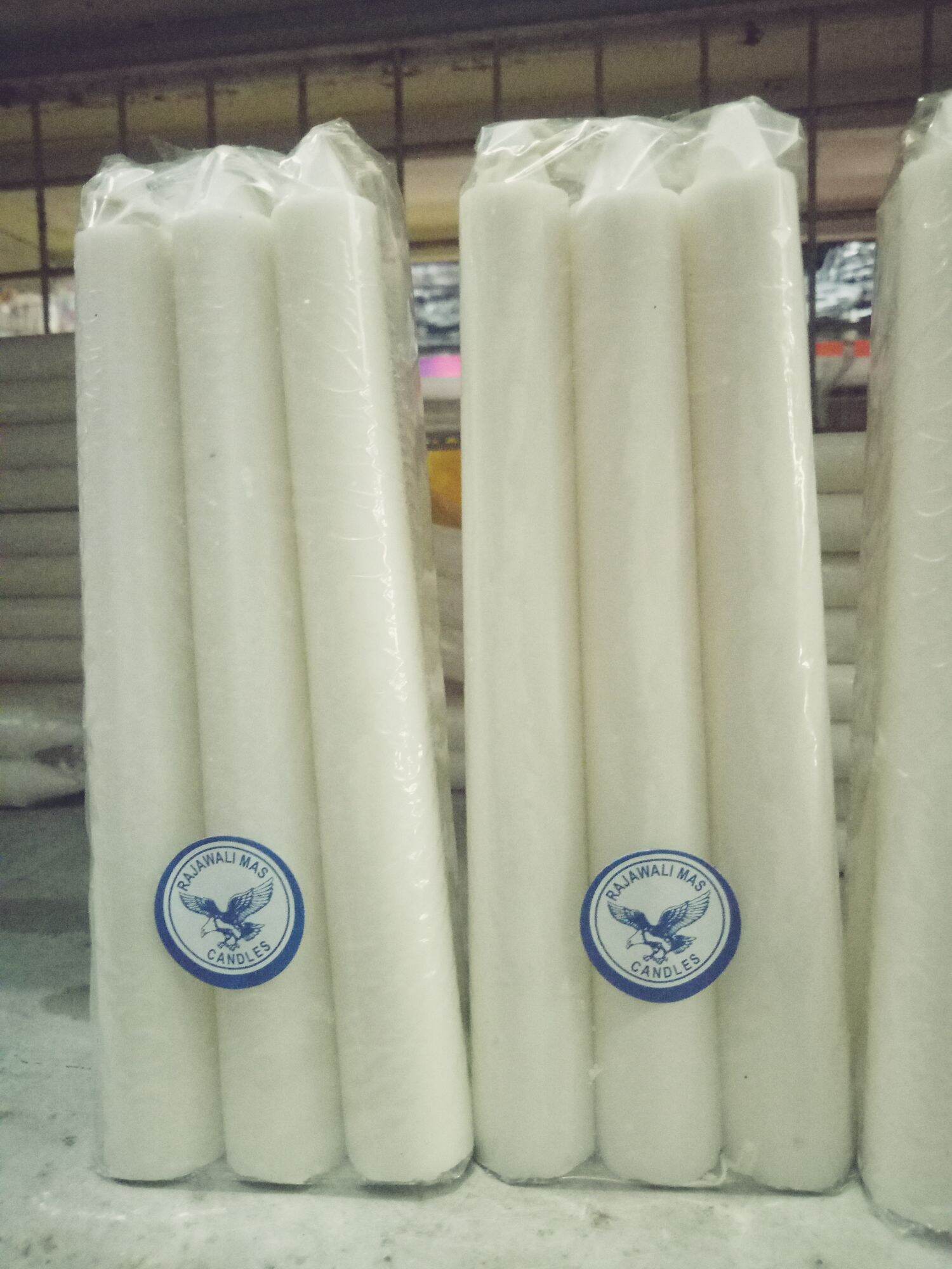 LILIN PANJANG BESAR / LILIN PUTIH PANJANG / 1 PAK ISI 6 BIJI / uk ...