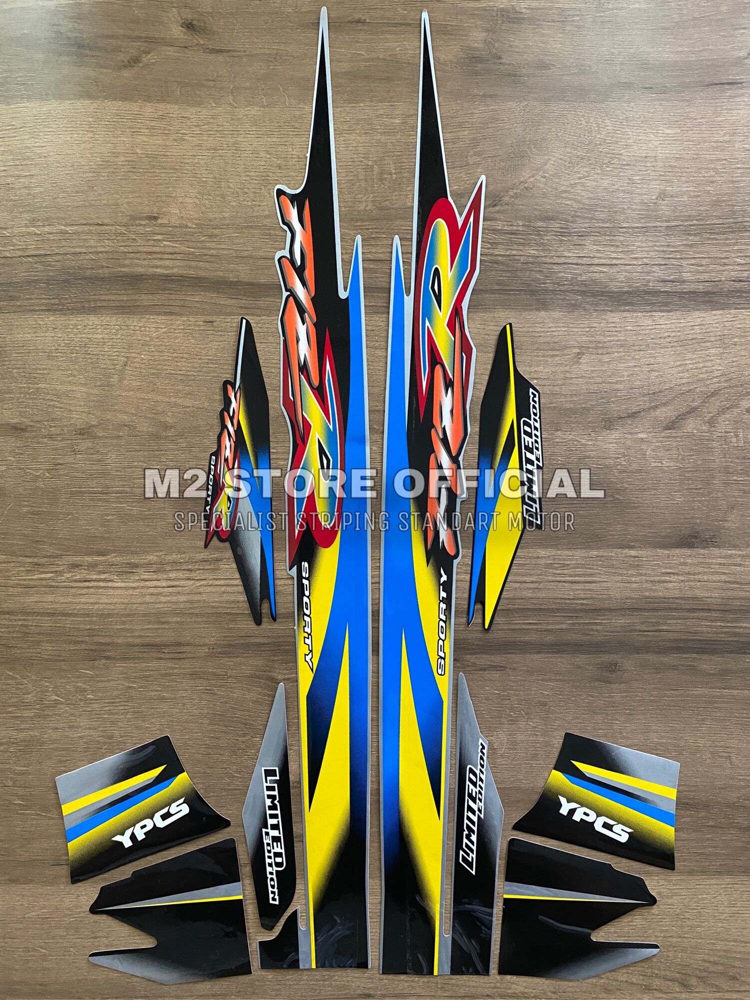 Striping list lis body motor Yamaha fiz r Fiz R dual tone limited ...