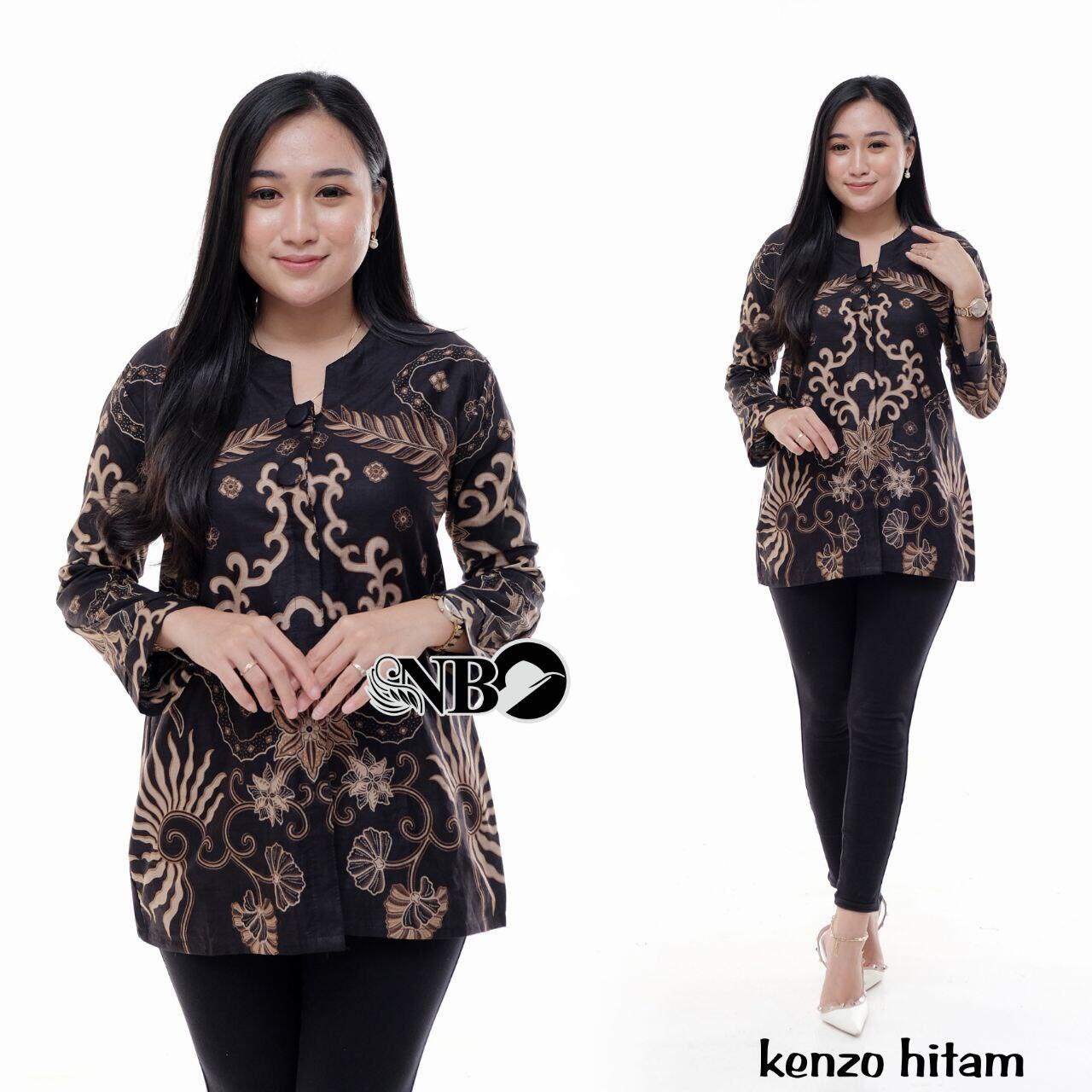 Desain Baju Batik Wanita Gendut