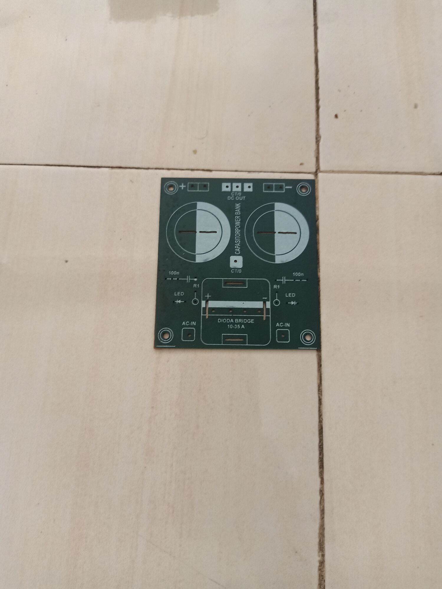 pcb elko isi 2 elco tekno power supply psu amplifier elko ampli power ...