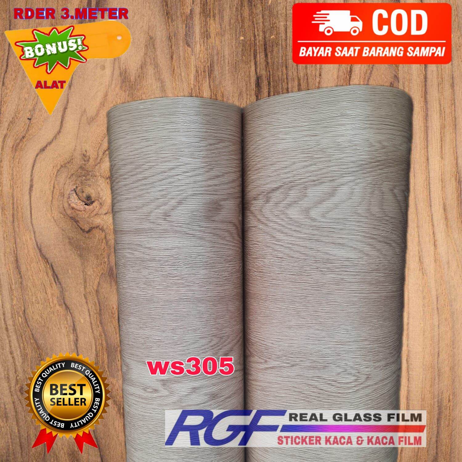 Sticker Kayu Premium Stiker Kayu Serat Stiker Dinding Stiker Tembok ...