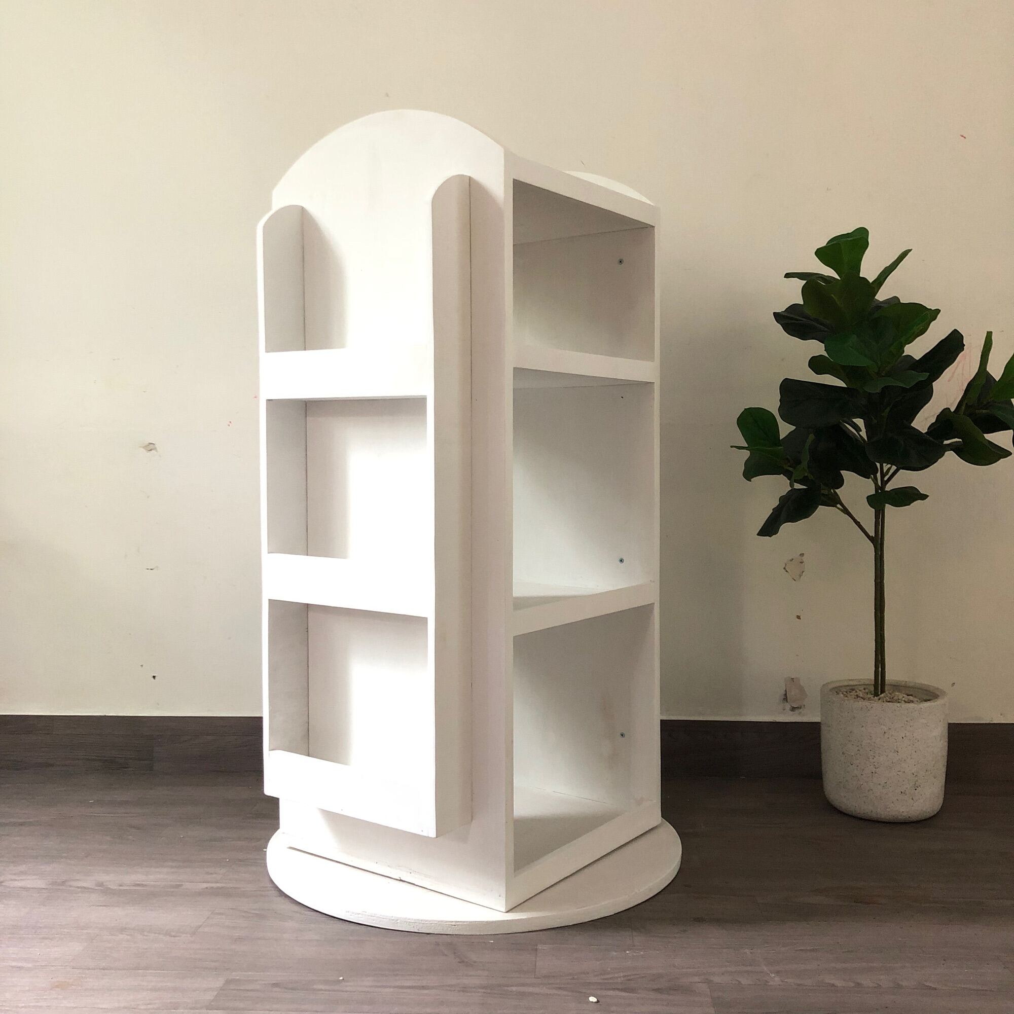 Rak Buku Anak Putar 360 - Rak Buku Kayu - Rak Display Buku & Mainan ...