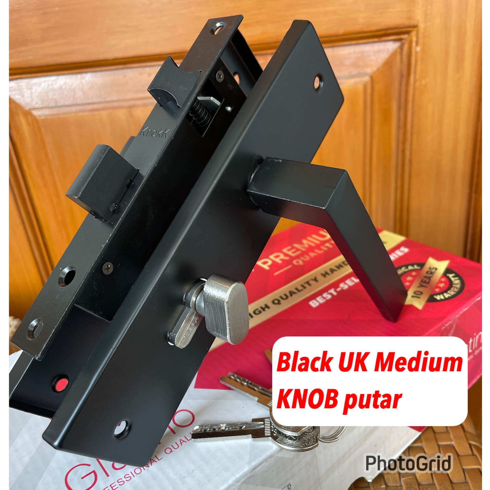 Kunci pintu tanggung KNOB putar handle pintu ukuran sedang model putar ...