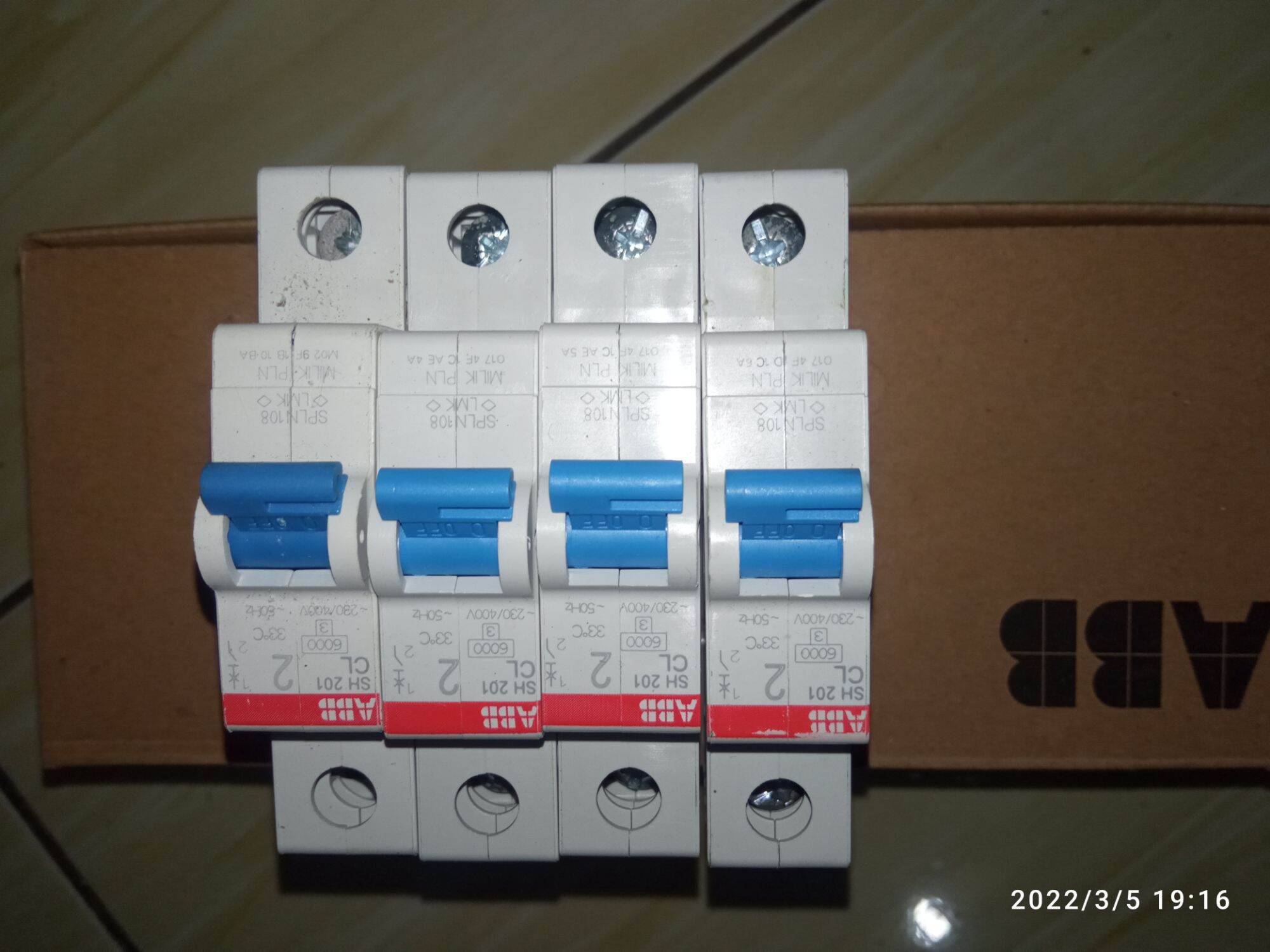 MCB ABB 2A SPLN ,100% abb | Lazada Indonesia MCB ABB 2A SPLN ,100% abb | Lazada Indonesia
