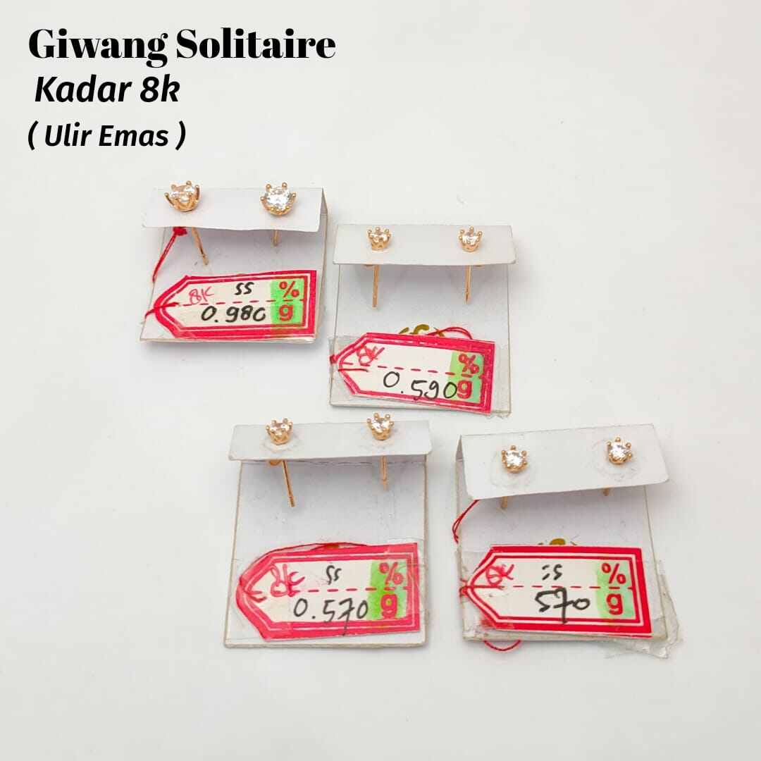 ANEKA GIWANG SOLITAIRE ULIR EMAS | Lazada Indonesia