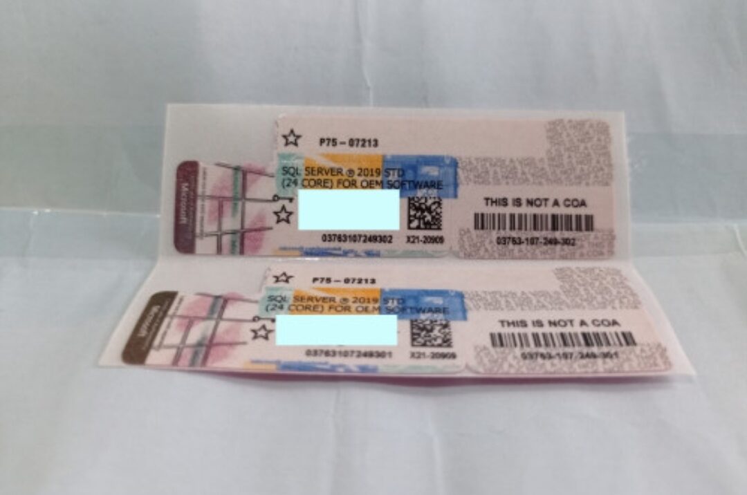 Lisensi SQL Server 2019 Standard COA 24 Core Lifetime Original | Lazada ...