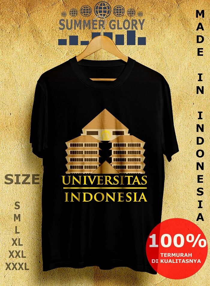 Kaos Universitas Indonesia / Kaos Kampus UI / Kaos UI | Lazada Indonesia