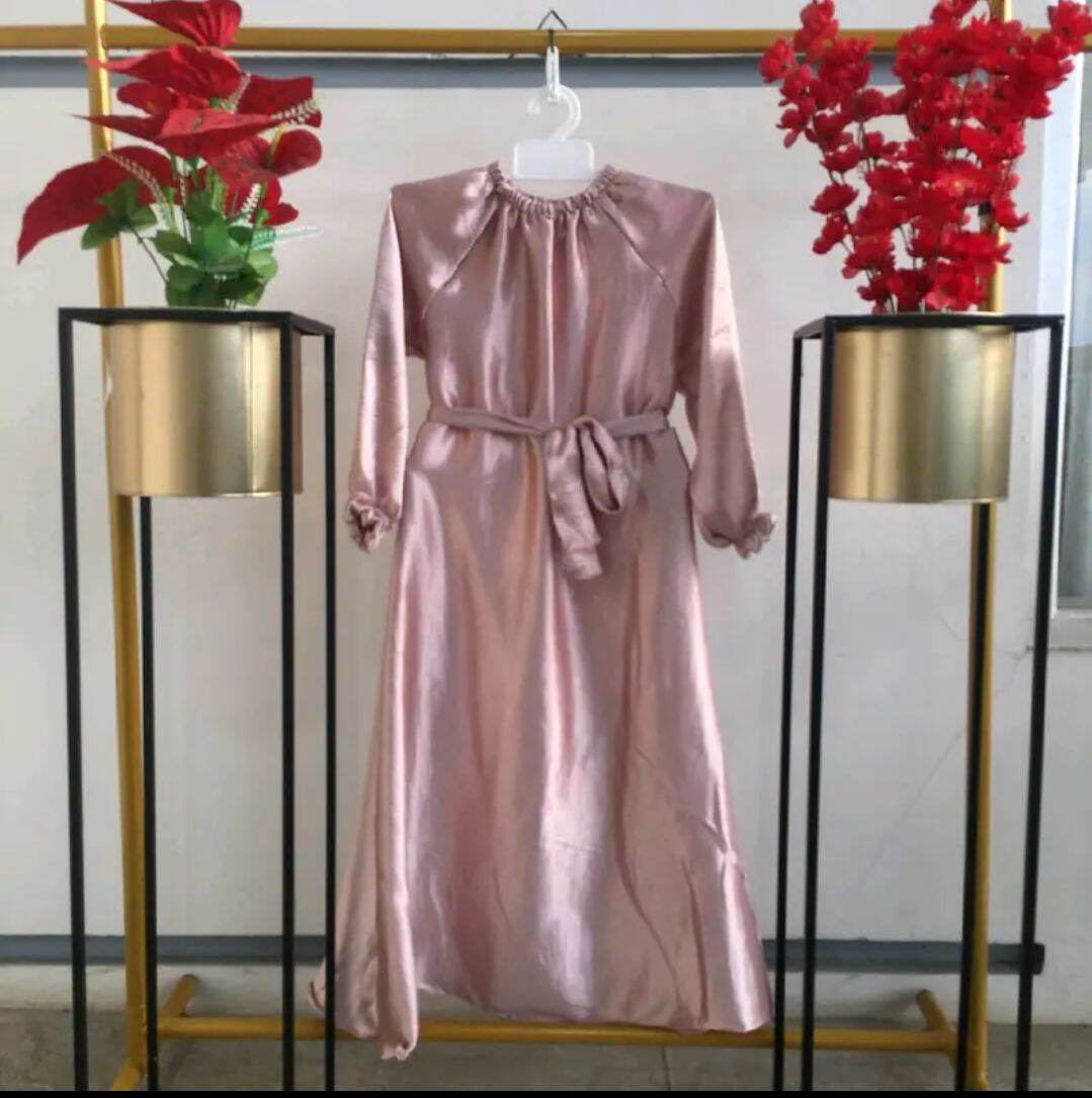 Shimmer silk Gamis Anak Perempuan Terbaru 2023 Dress Elegan Mewah ...