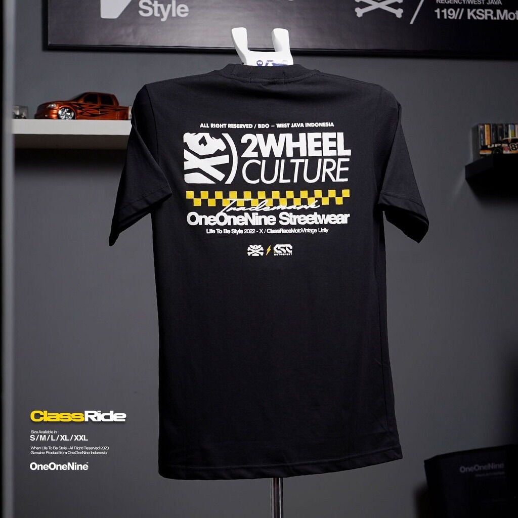 T-SHIRT CLASS RIDE BLACK SERIES | KSR ONEONENINE | Lazada Indonesia