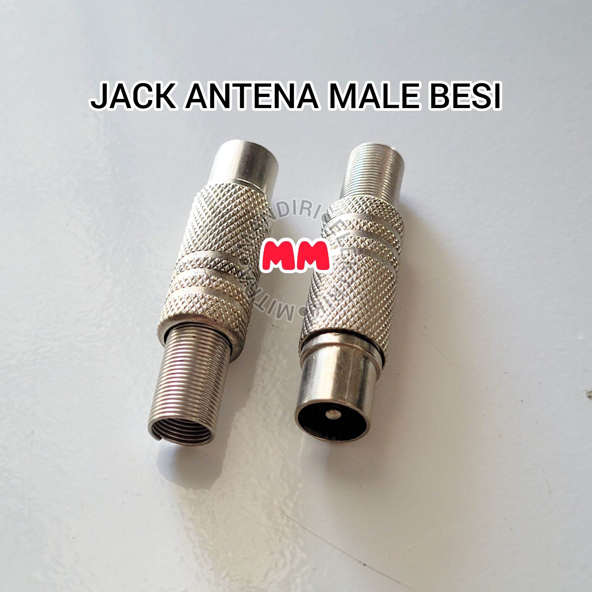 Jack Antena Male Besi - Jack Antena Cowok Besi - Jack TV Besi - Colokan ...