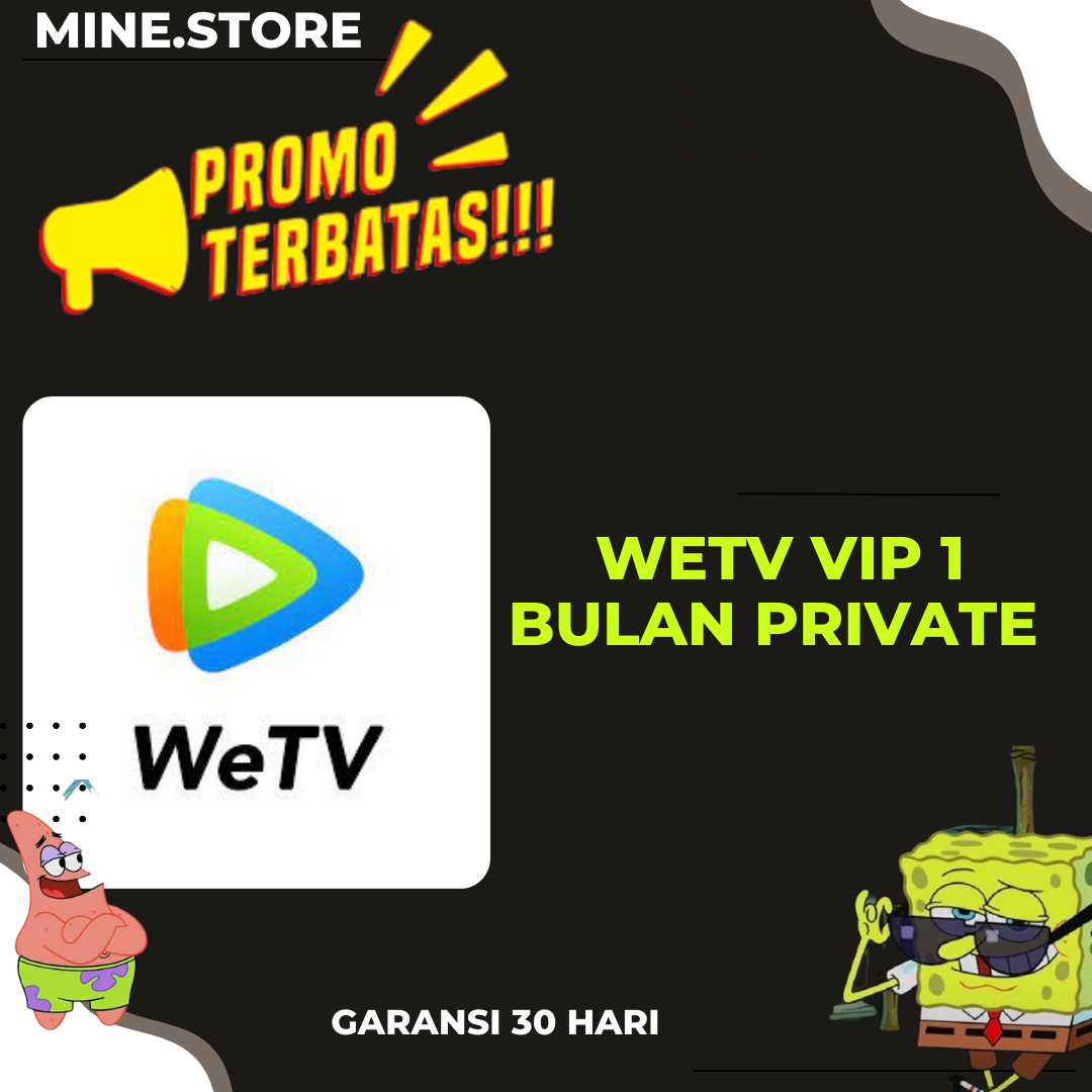 WeTV premium VIP 1 USER PRIVATE 1 BULAN FULL (IOS,ANDROID & SMART TV ...