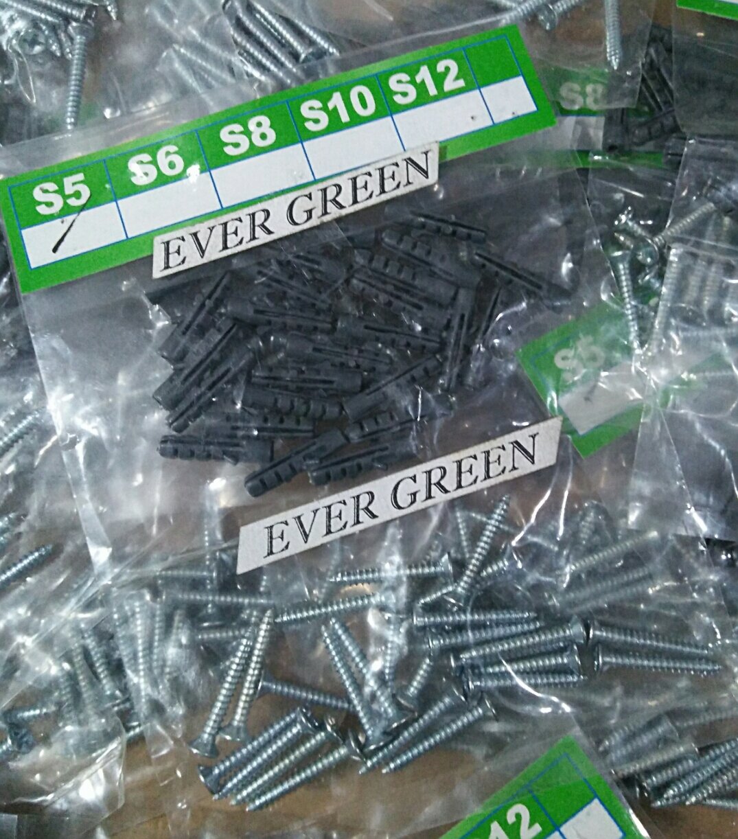 FISER S-5 dan BAUT SEKRUP 2 cm - pakai Mata Bor Tembok Beton 5 mm ...