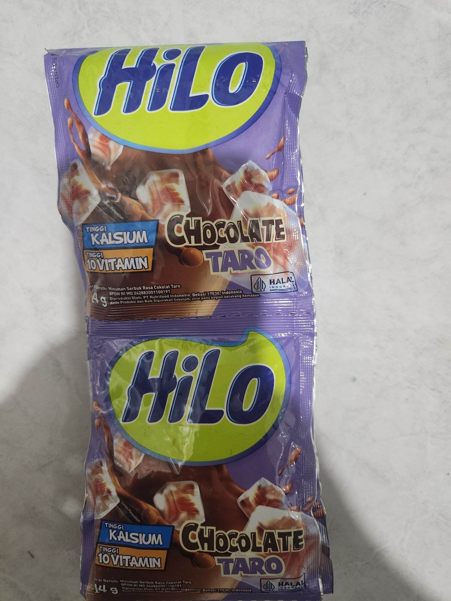 Hilo Chocolate Taro 10 sachet | Lazada Indonesia