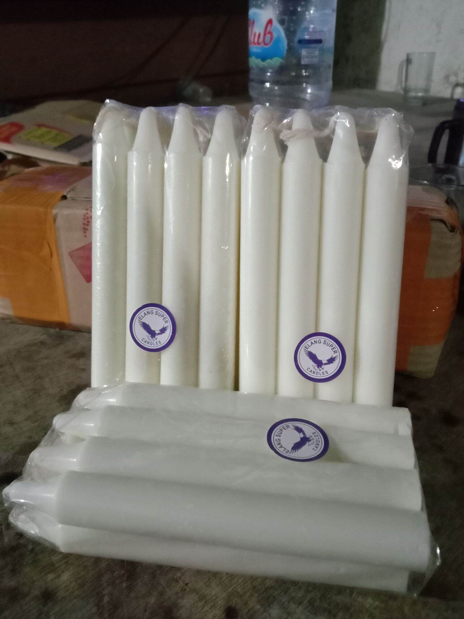 LILIN BESAR / LILIN ELANG SUPER / 1 pak isi 8 biji PANJANG 16CM ...