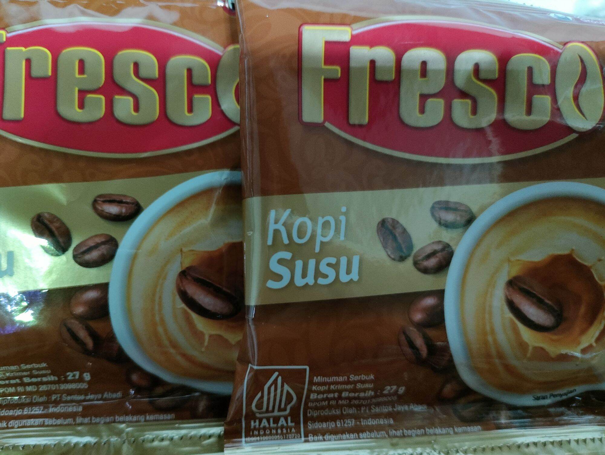 FresCo Kopi Instan Krim Susu 27 g 1 - 10 Sachet | Lazada Indonesia
