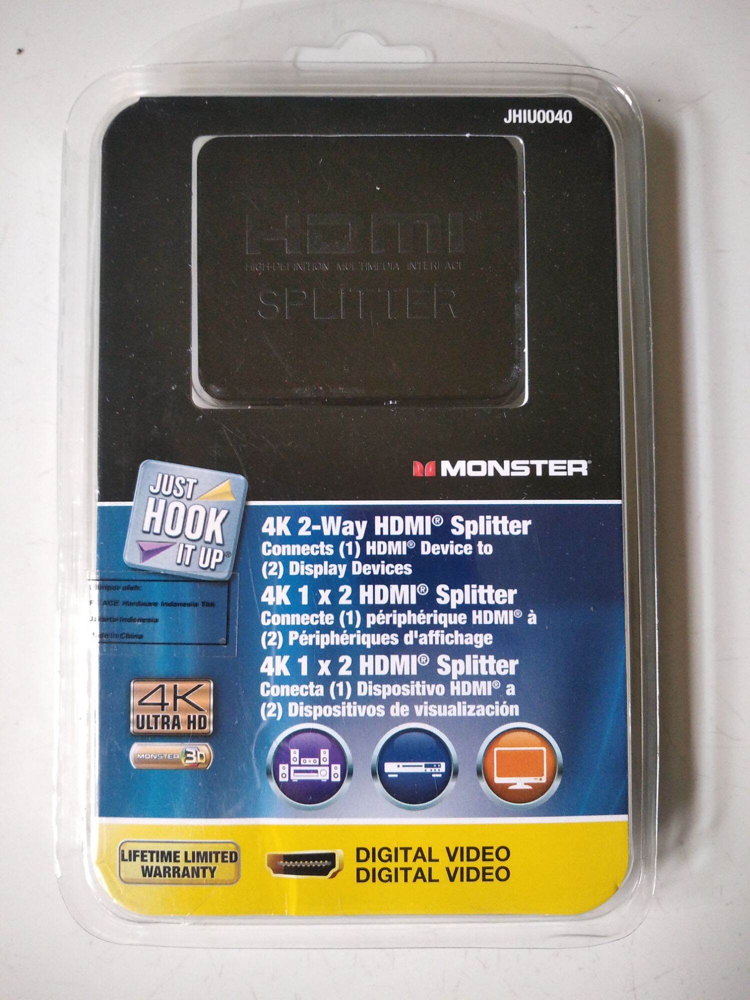 Monster Splitter Hdmi 2 Way | Lazada Indonesia