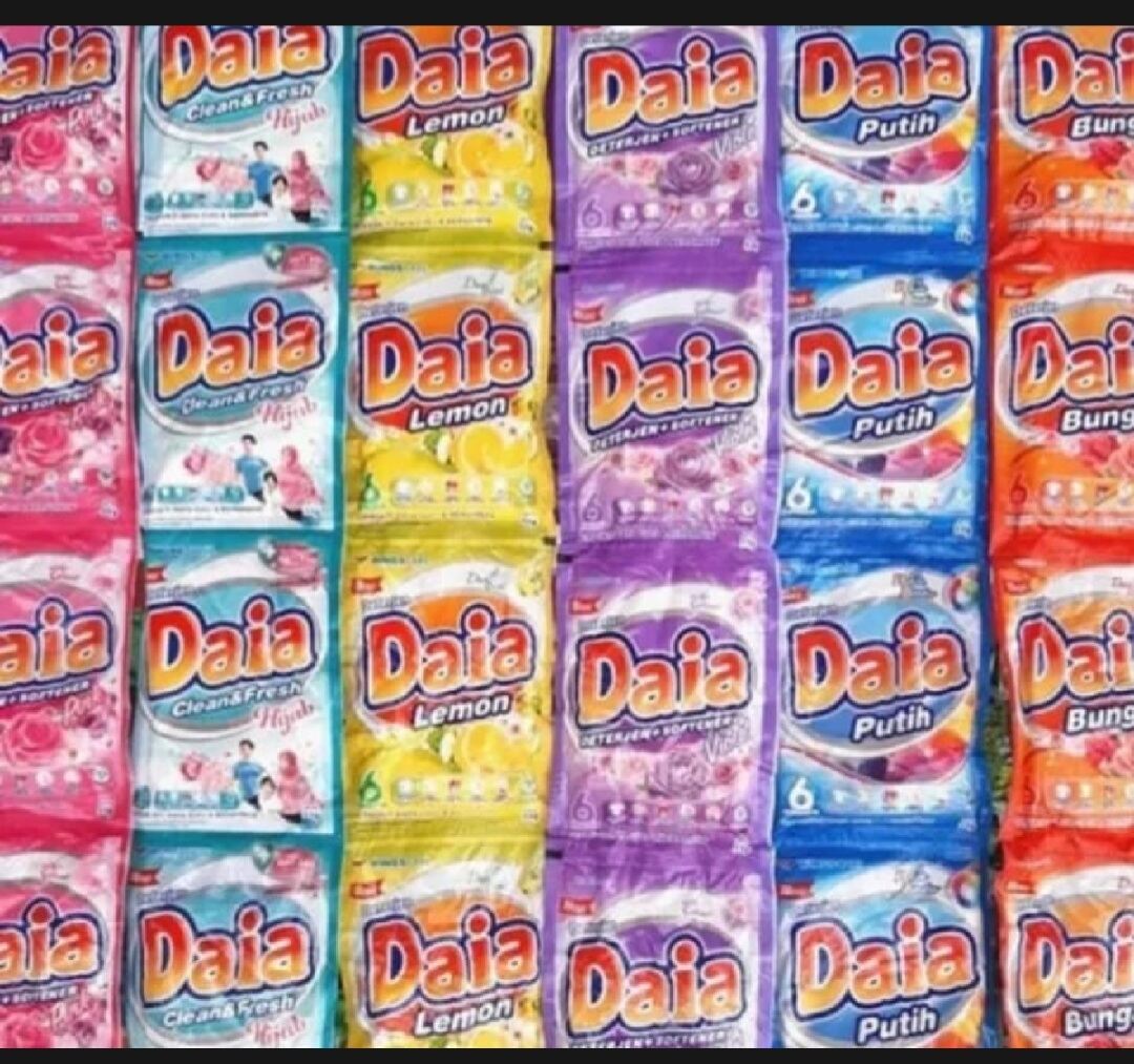 Daia Detergen dan Softergen Sabun Cuci Pakaian 1 Renceng atau 6 Pcs 23 ...