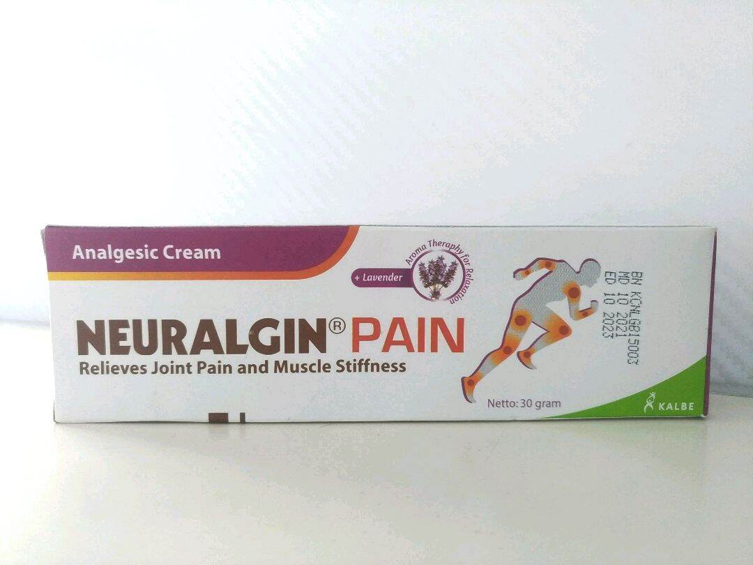 Neuralgin Pain cream krim + Lavender Nyeri sendi dan otot kaku 30gram ...