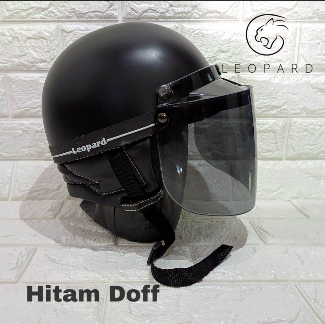 helm chip bogo hitam doff kaca | Lazada Indonesia