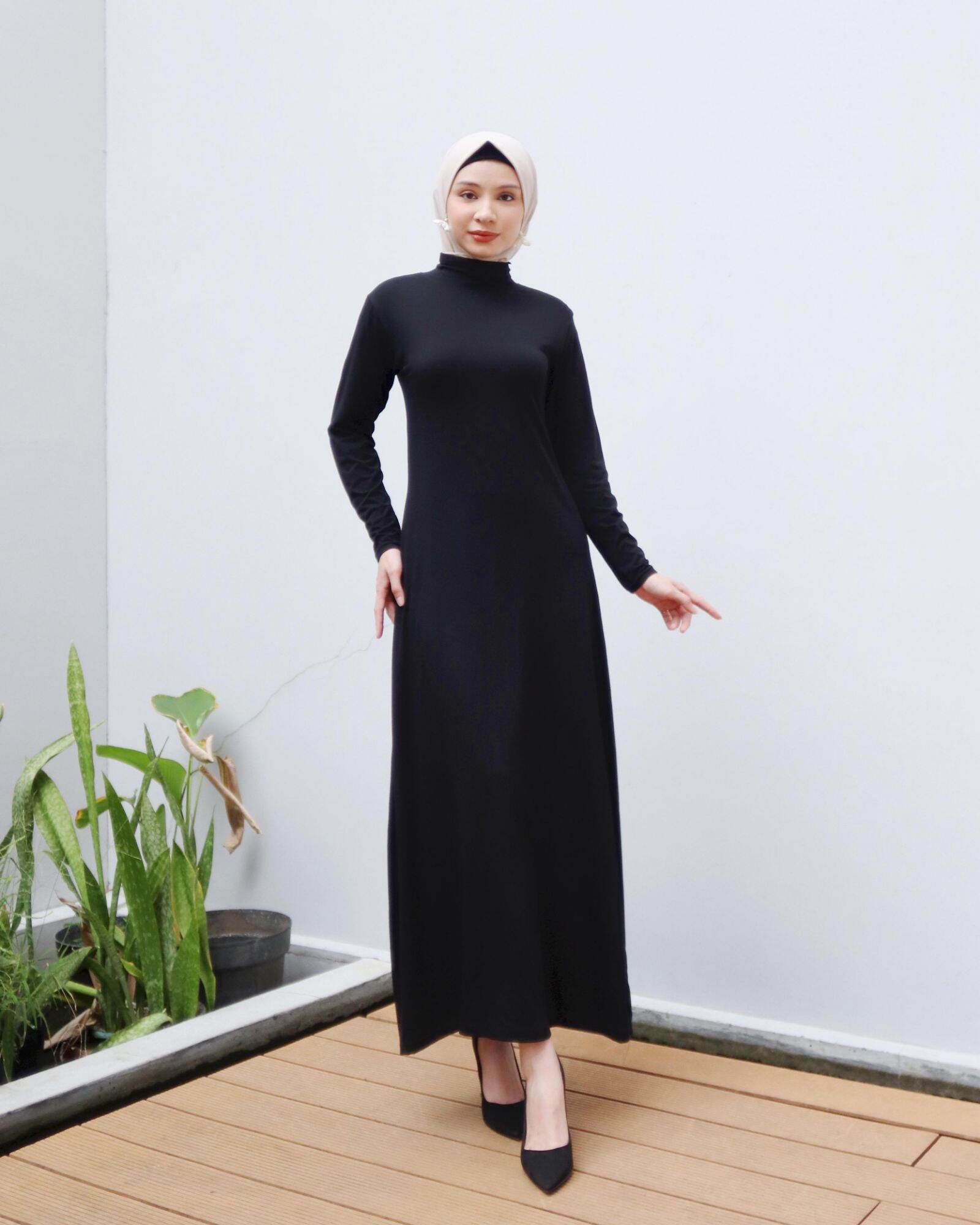 Inner Gamis Muslimah Lengan panjang / Daleman inner gamis Wanita tangan ...