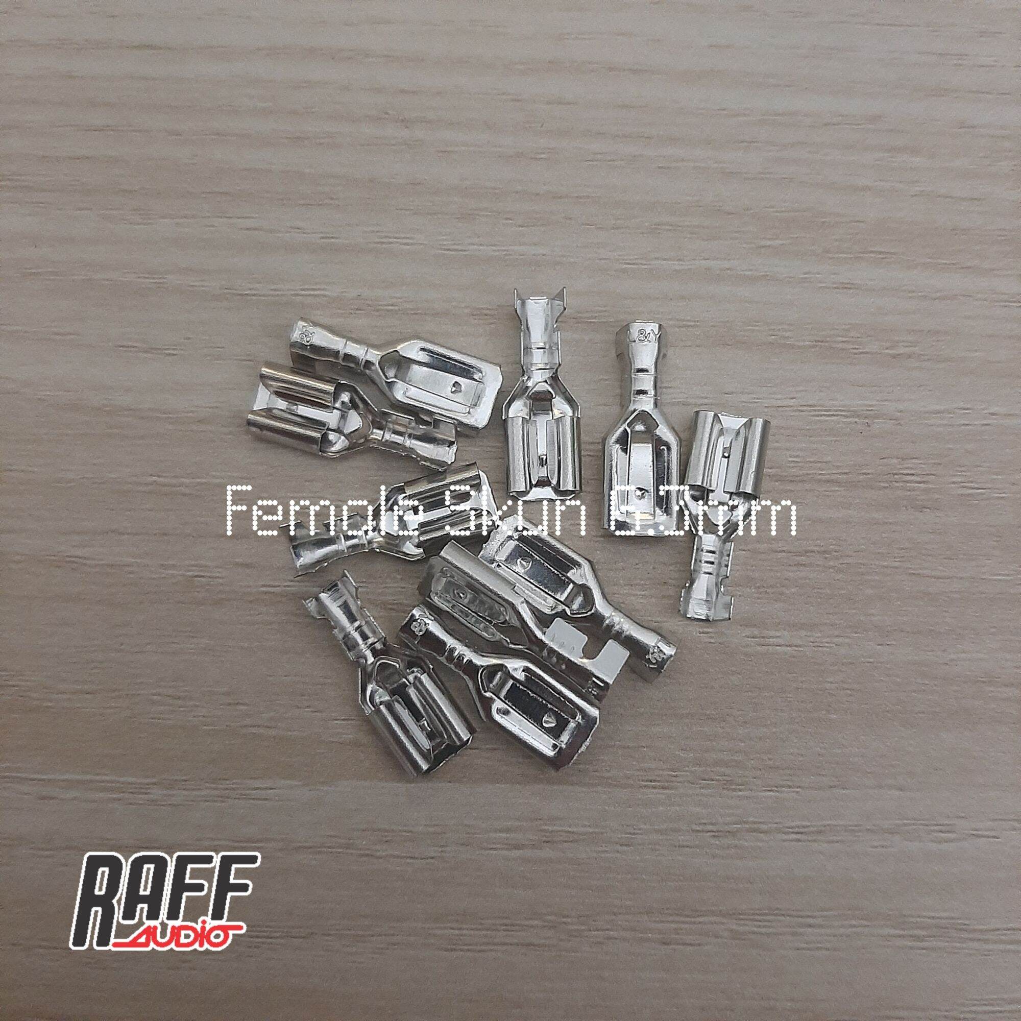 10 pcs - Female Skun 6.3mm | Lazada Indonesia