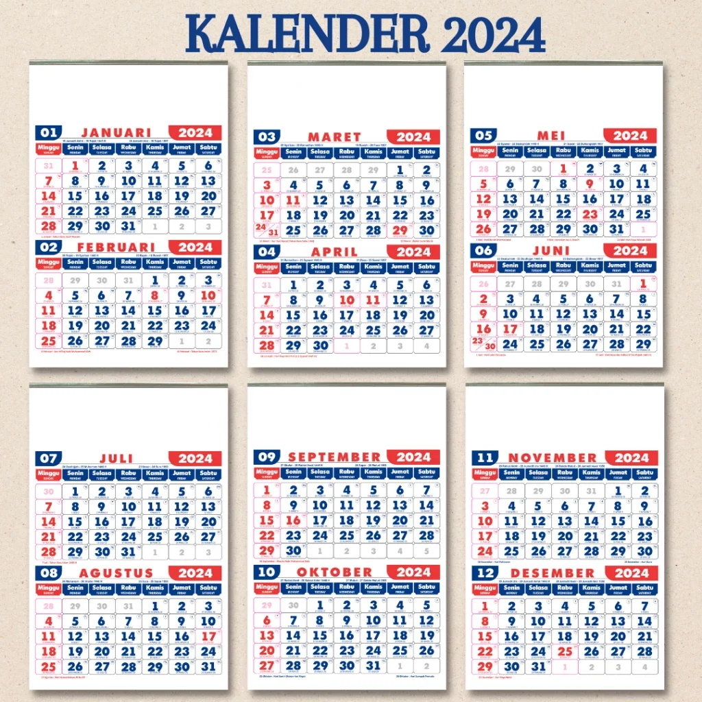 KALENDER 2024 BARU | Lazada Indonesia