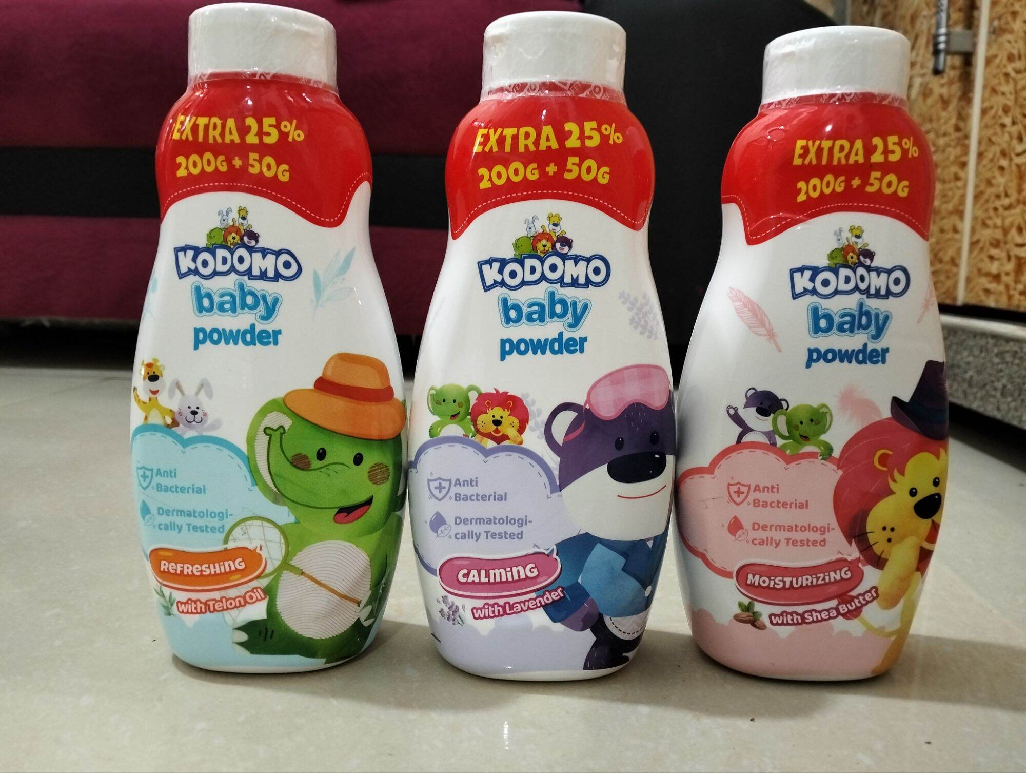 Kodomo baby powder extra 25% 200g+50g | Lazada Indonesia