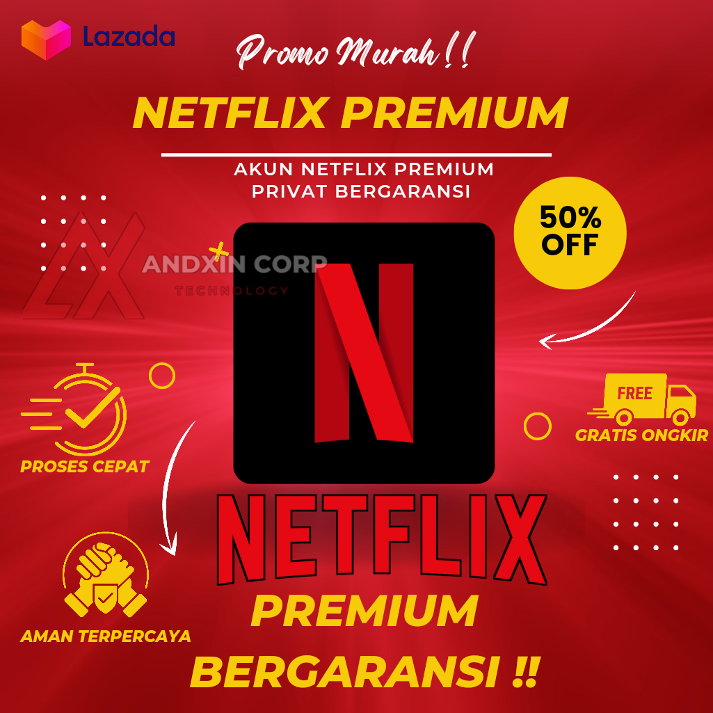 Netflix Premium Privat 1 Bulan Murah Bergaransi 4K UHD - Anti Hold | Lazada Indonesia