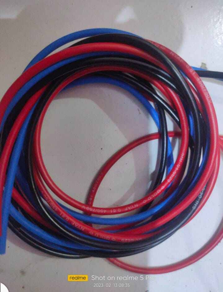 kabel rakit 0,75mm 3 warna panjang 3 meter / warna | Lazada Indonesia