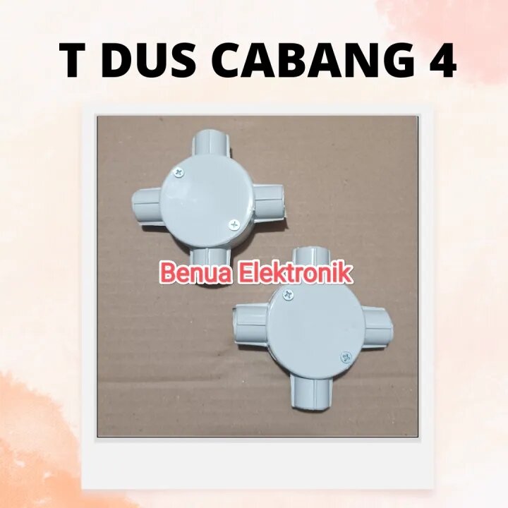 Murah T Dus Cabang 4 T Doos / Cross Doos TM Conduit 20mm LOKAL | Lazada ...
