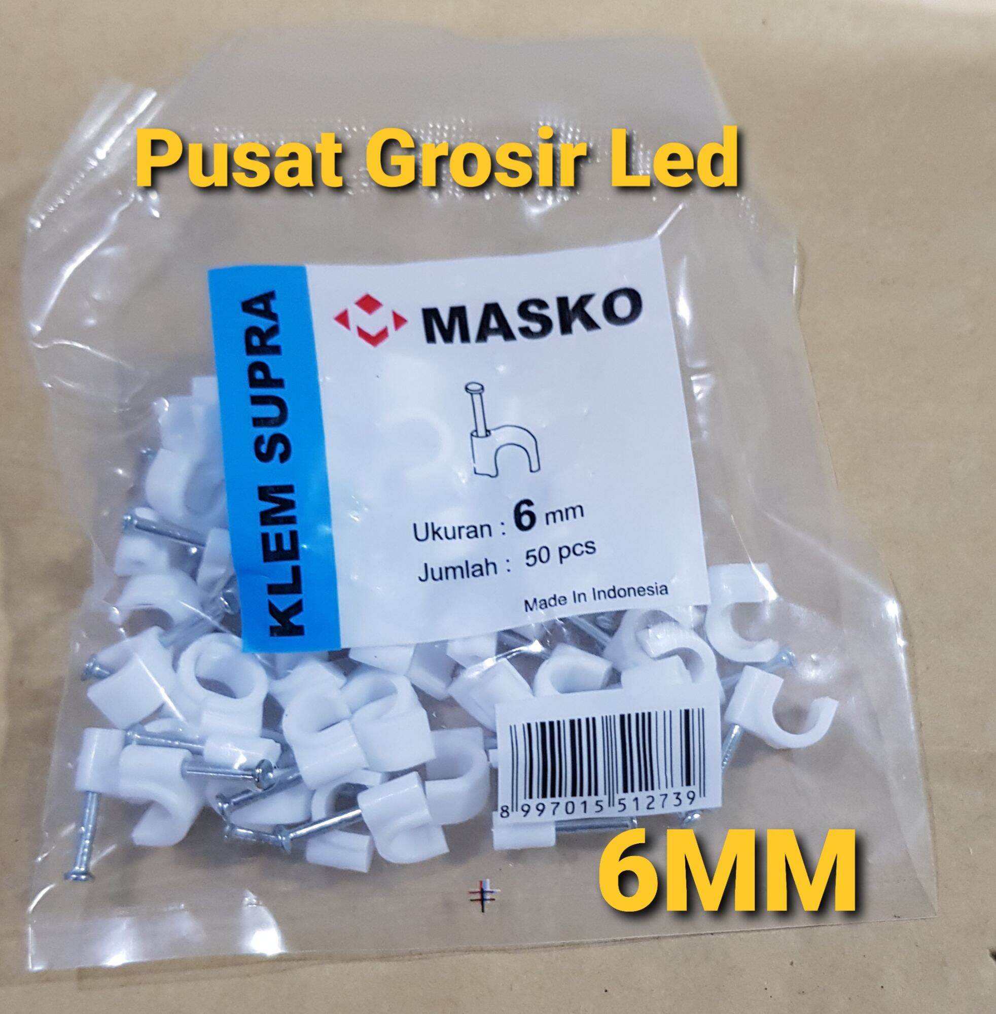 Klem Kabel Masko 6mm Paku Beton asli | Lazada Indonesia