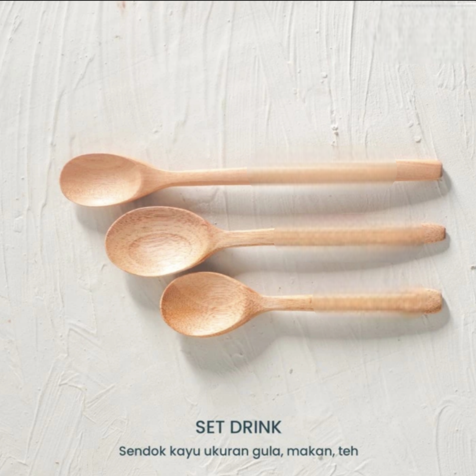 Sendok Kayu Garpu Kayu Sumpit Kayu / Sendok Garpu Kayu Set / Sendok Dan ...