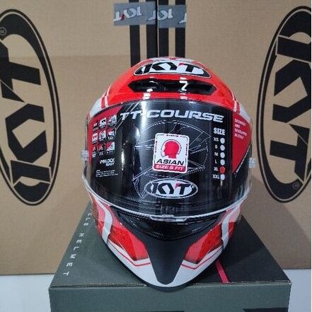 Helm KYT TT Course Super Mario Replica/ TTC Motif Full Face | Lazada ...