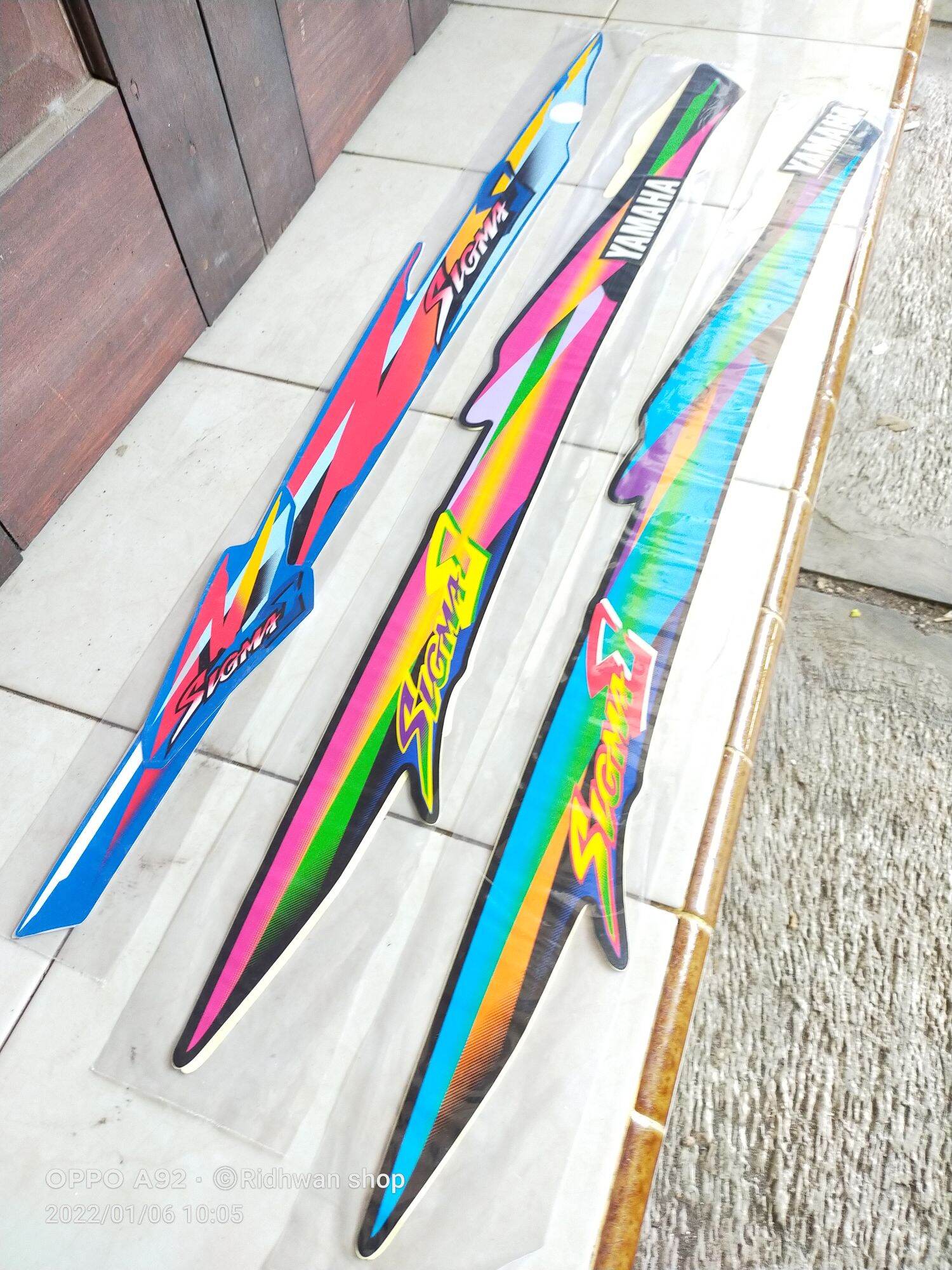 STIKER LIS EMBLEM STRIPING YAMAHA SIGMA | Lazada Indonesia