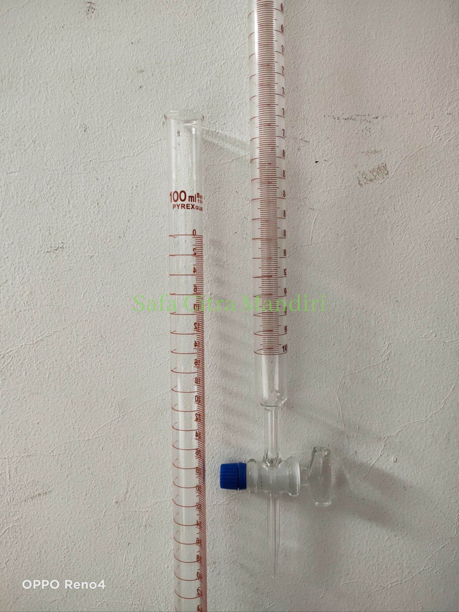 Buret 100ml Kran Glass Pyrex | Lazada Indonesia