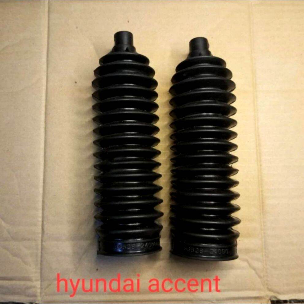 Karet Boot Rack Stir Steering Rack End hyundai Accent 1set kiri-kanan ...