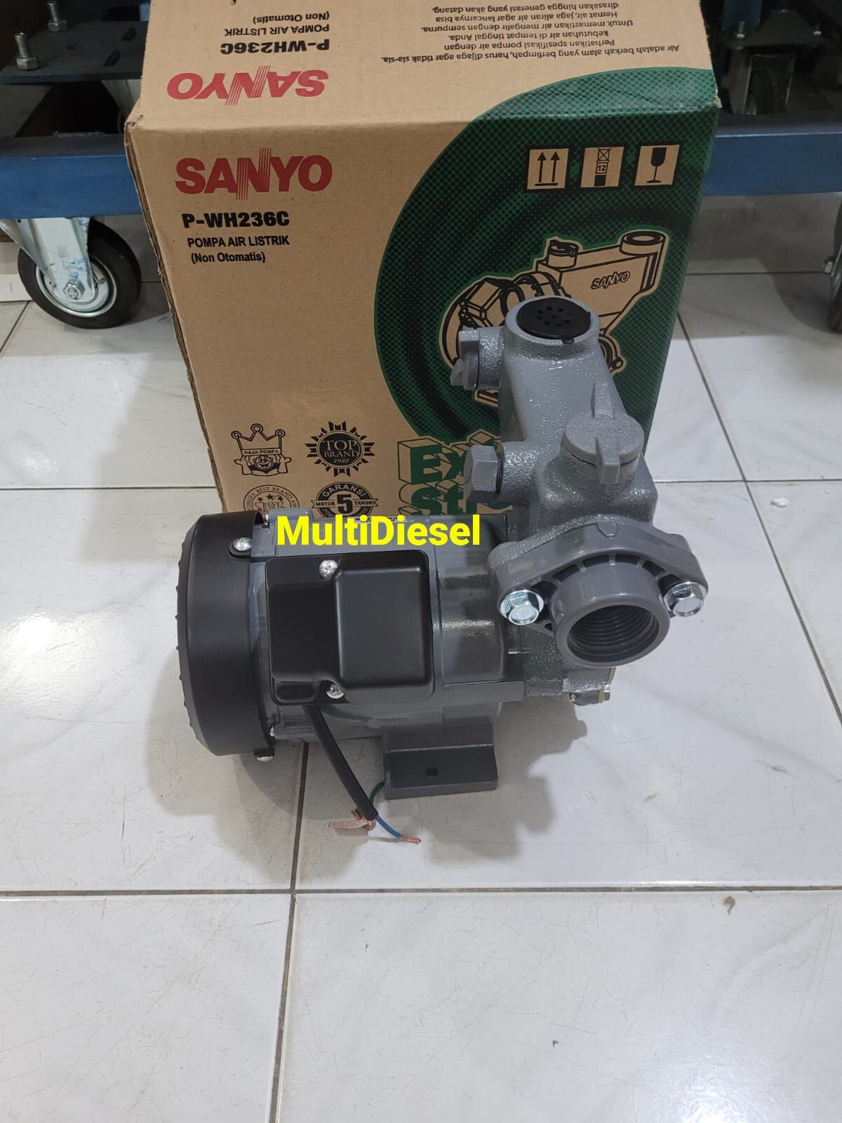 Pompa Air SANYO PWH 236 C|Pompa Air SANYO 200watt | Lazada Indonesia