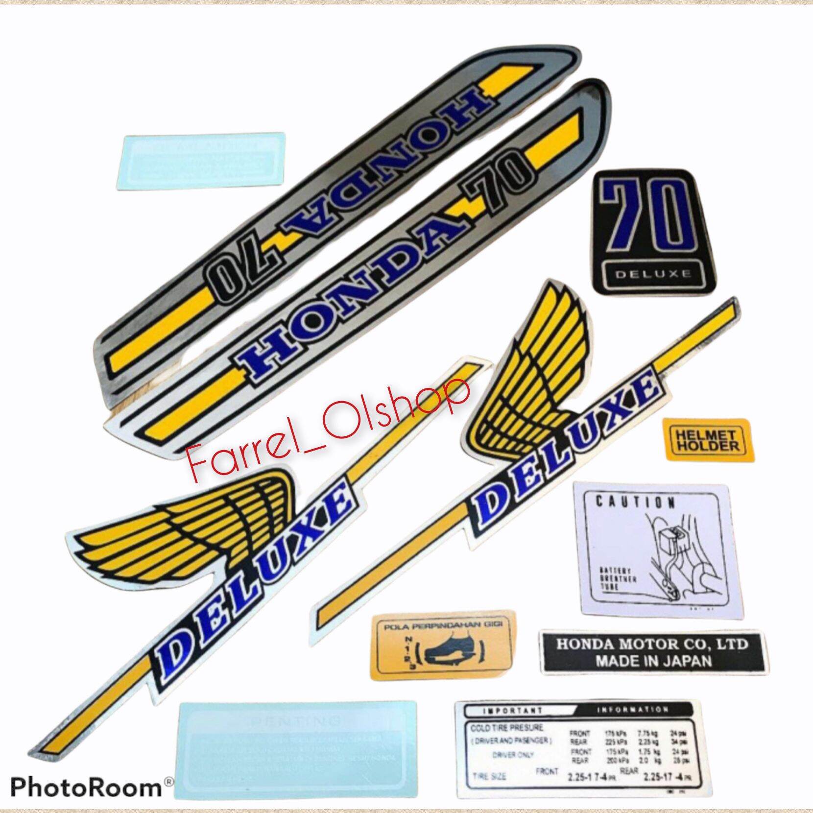 STIKER STICKER BODY HONDA C70 | Lazada Indonesia