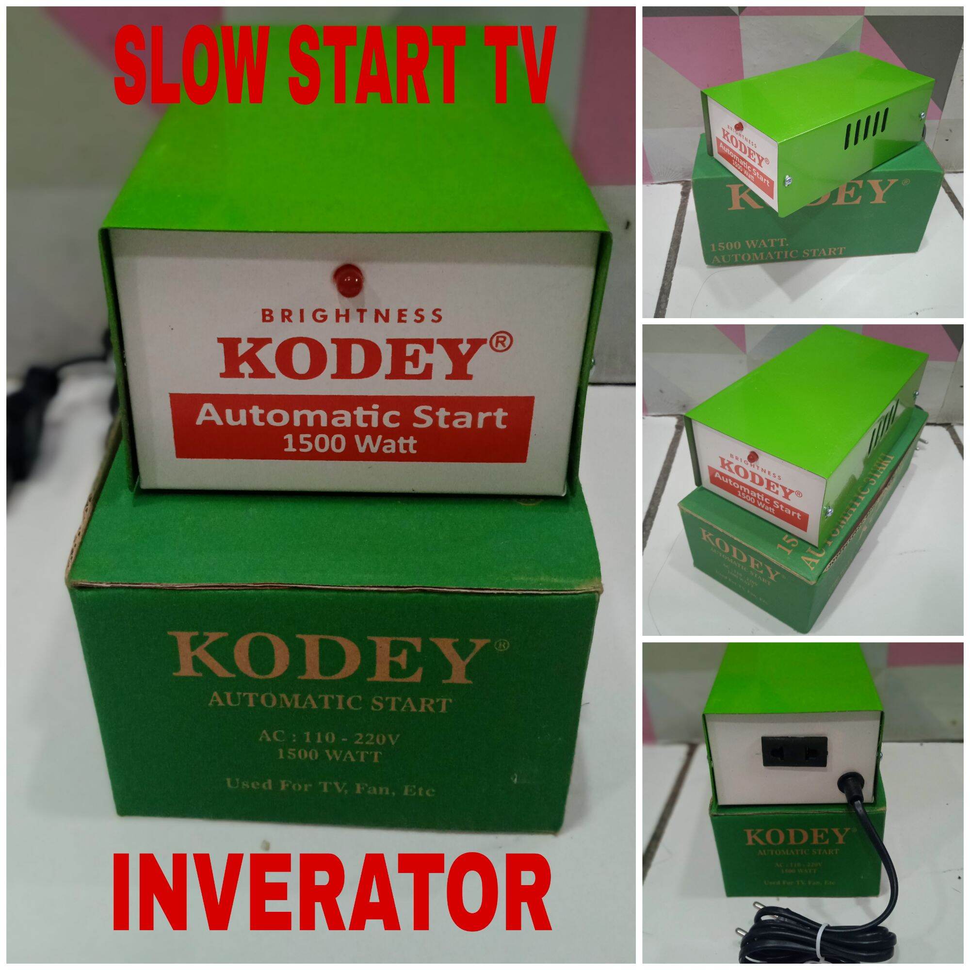 SLOW START AUTOMATIC START INVERATOR PENGHEMAT DAYA LISTRIK MERK KODEY ...