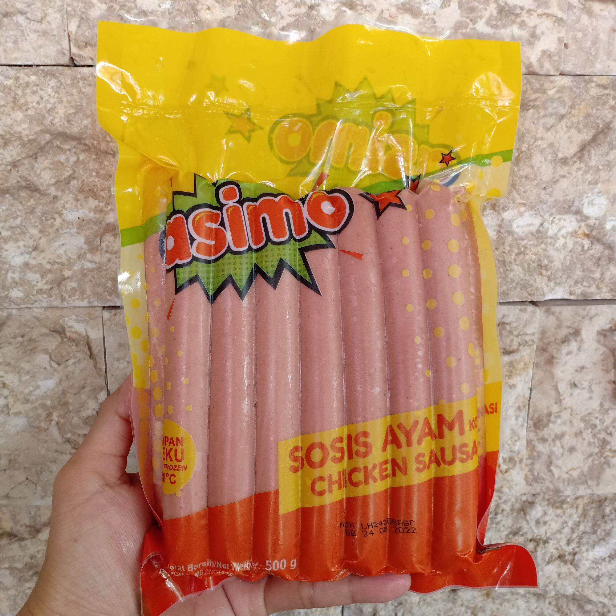 Asimo Sosis Ayam Merah 500 gram af.deo | Lazada Indonesia