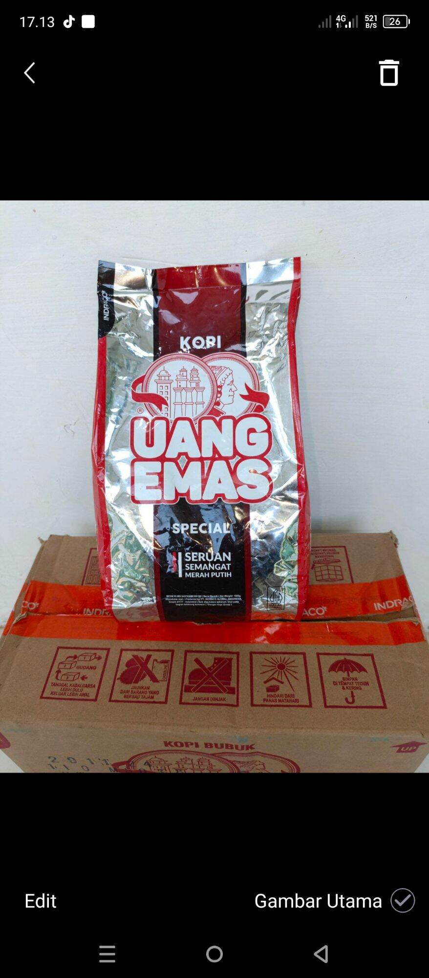 kopi bubuk uang emas 1 kg / kopi uang emas | Lazada Indonesia