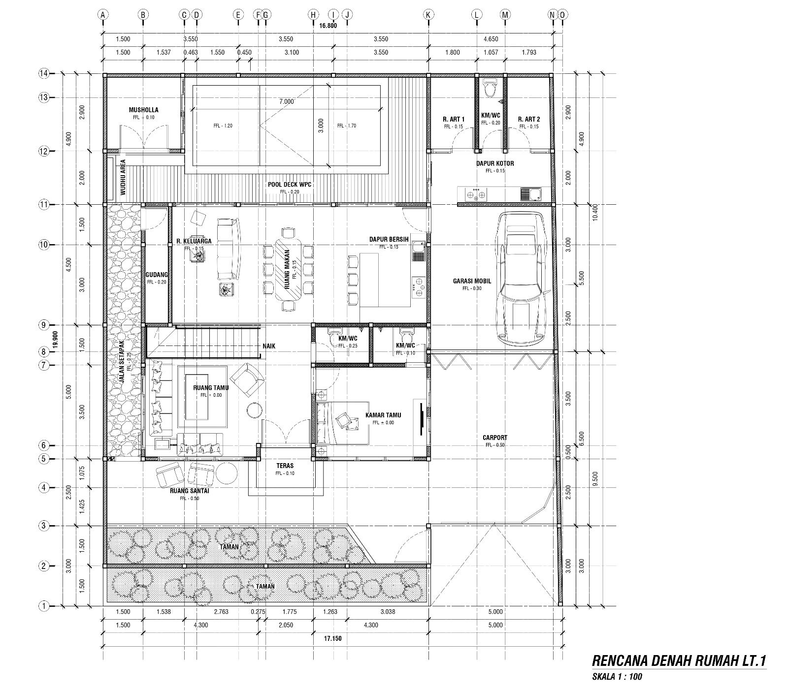 Desain Denah 2d, Desain Denah 3d, denah, Jasa Desain Rumah, desain ...